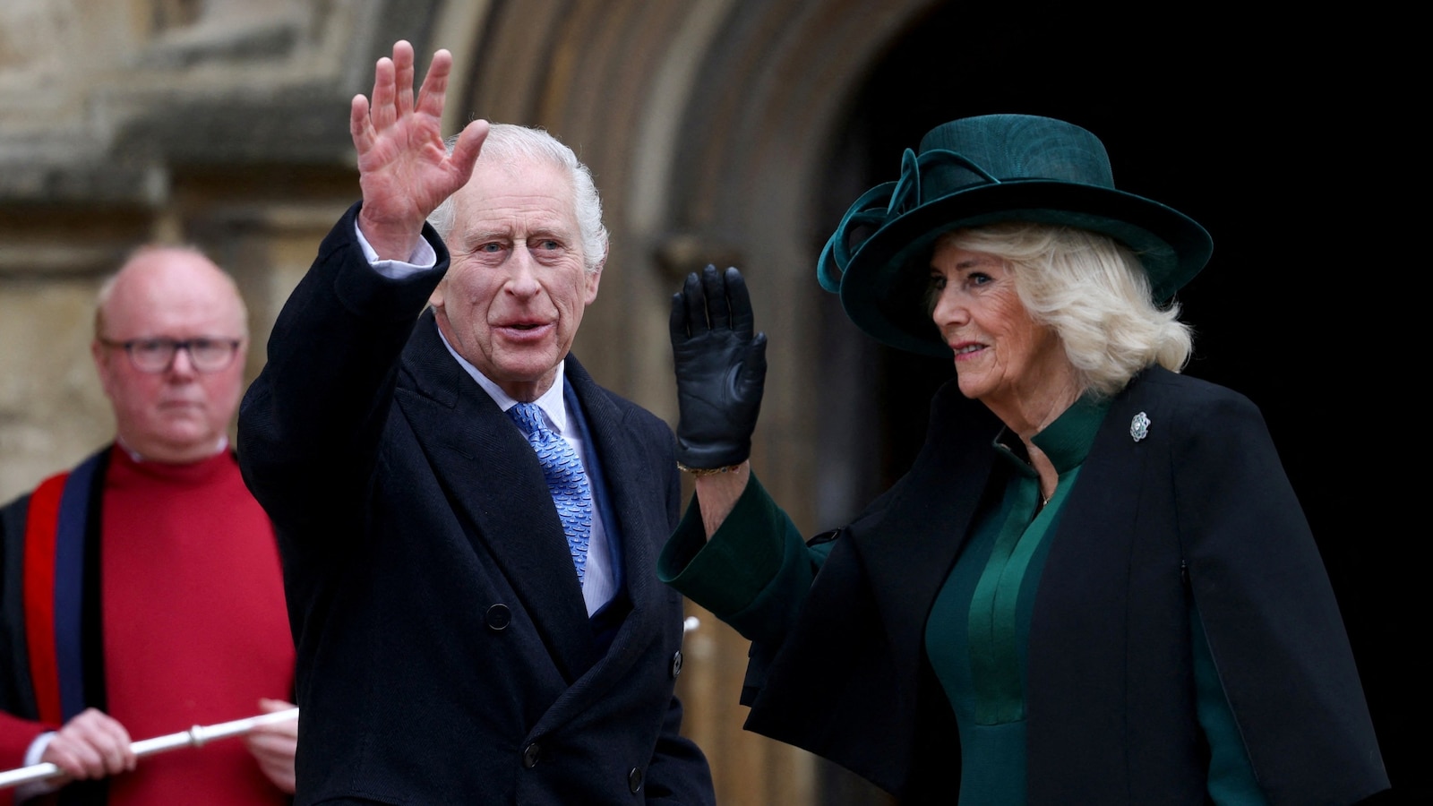 King Charles leads royal family on Easter Sunday as William, Kate and ...