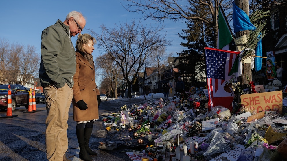 Minneapolis ICE shooting live updates: Governor Walz visits Renee Good ...