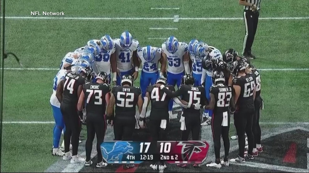 Video Lions vs. Falcons preseason game ends early after serious injury - ABC News