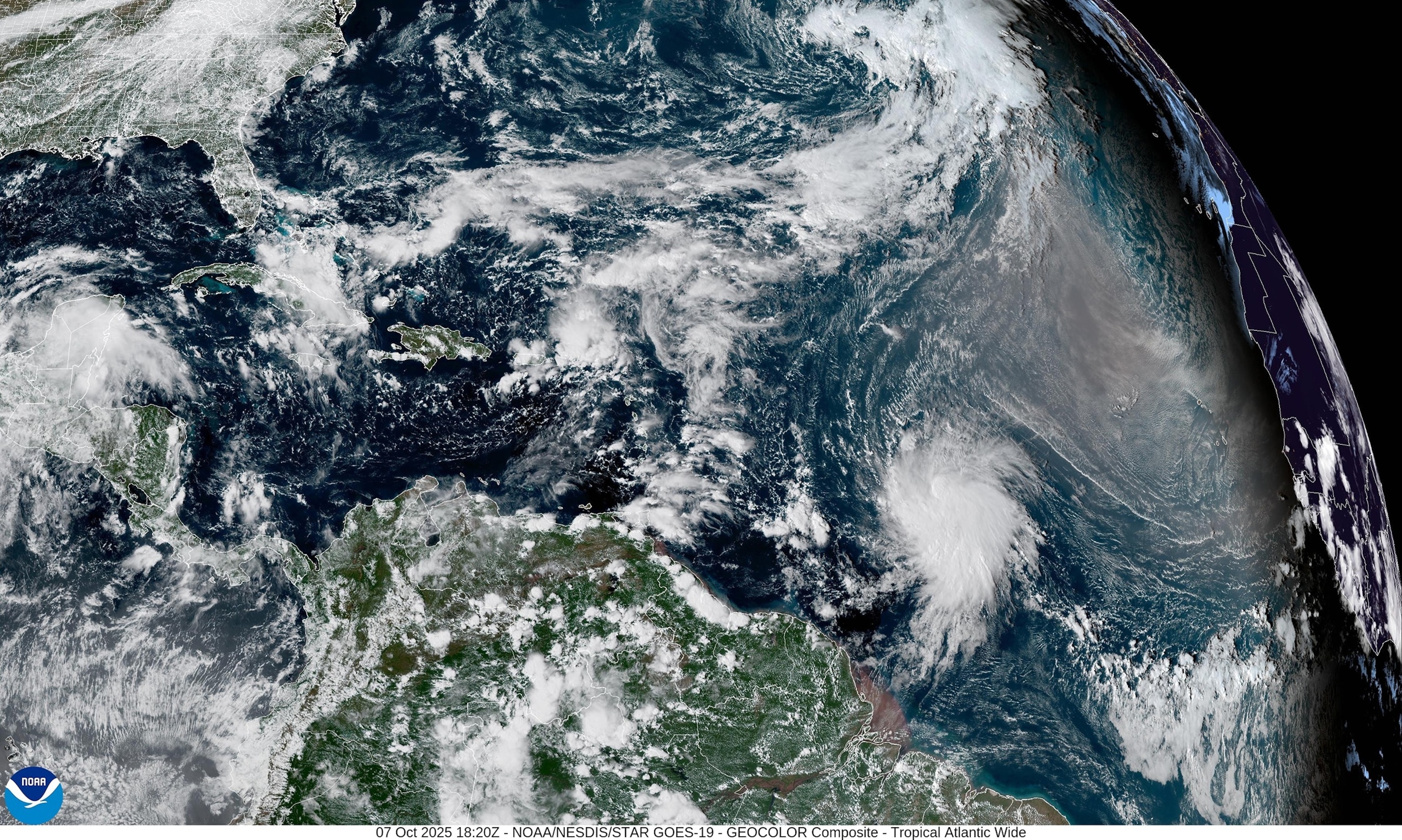 Tropical Storm Jerry forms in central Atlantic: Where it's heading next ...