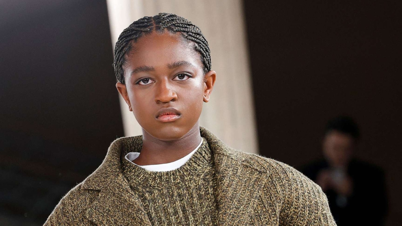 Zaya Wade turned heads while walking the runway at Miu Miu. - ABC News