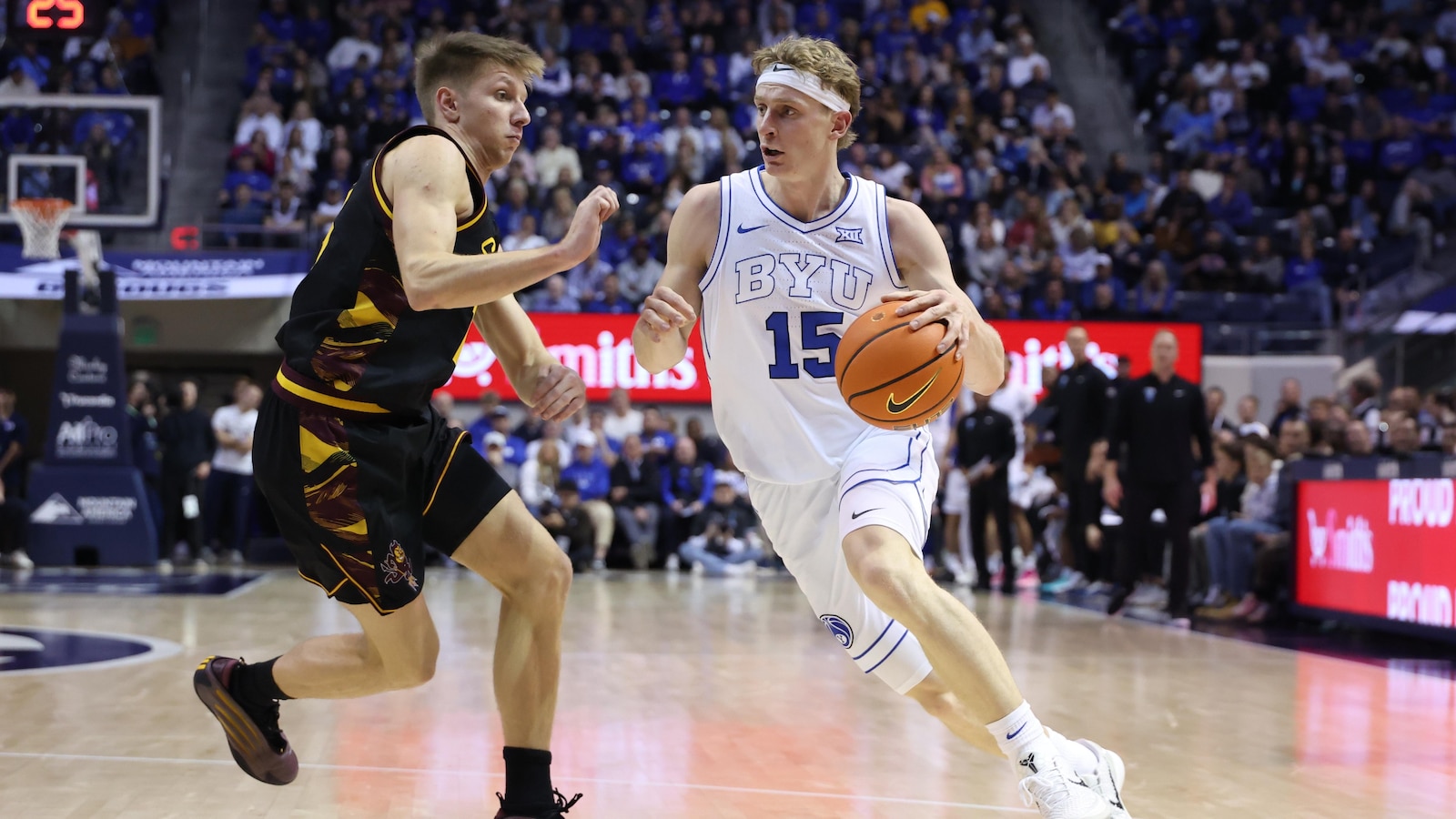 Saunders scores career-high 31 points as No. 9 BYU routs Arizona State ...