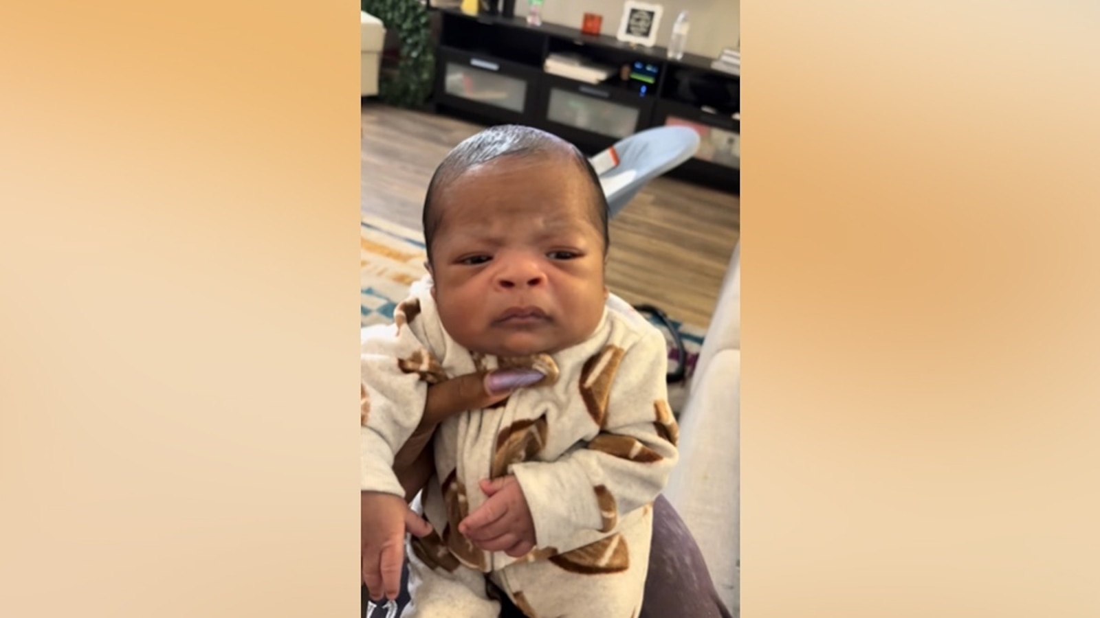 Mom opens up after newborn's 'unimpressed' facial expressions go viral ...