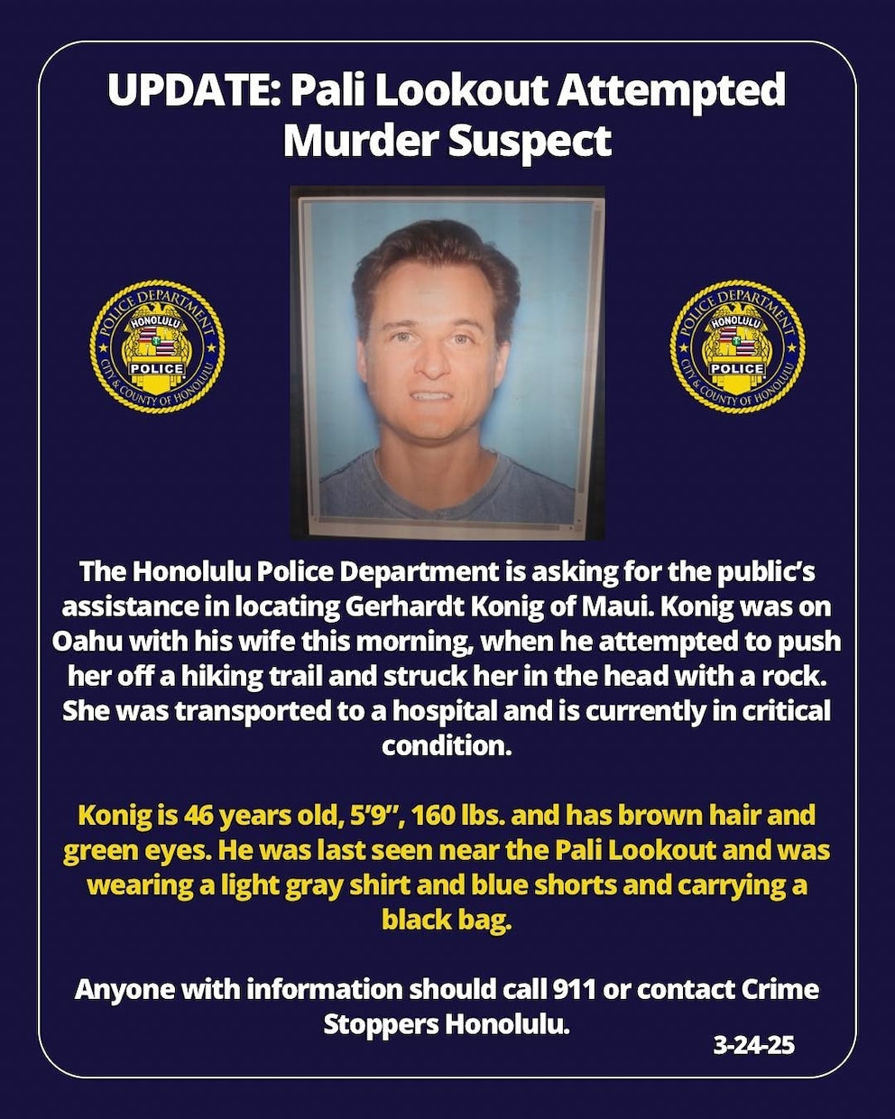 Doctor allegedly tries to kill wife at Hawaii hiking trail: Police ...