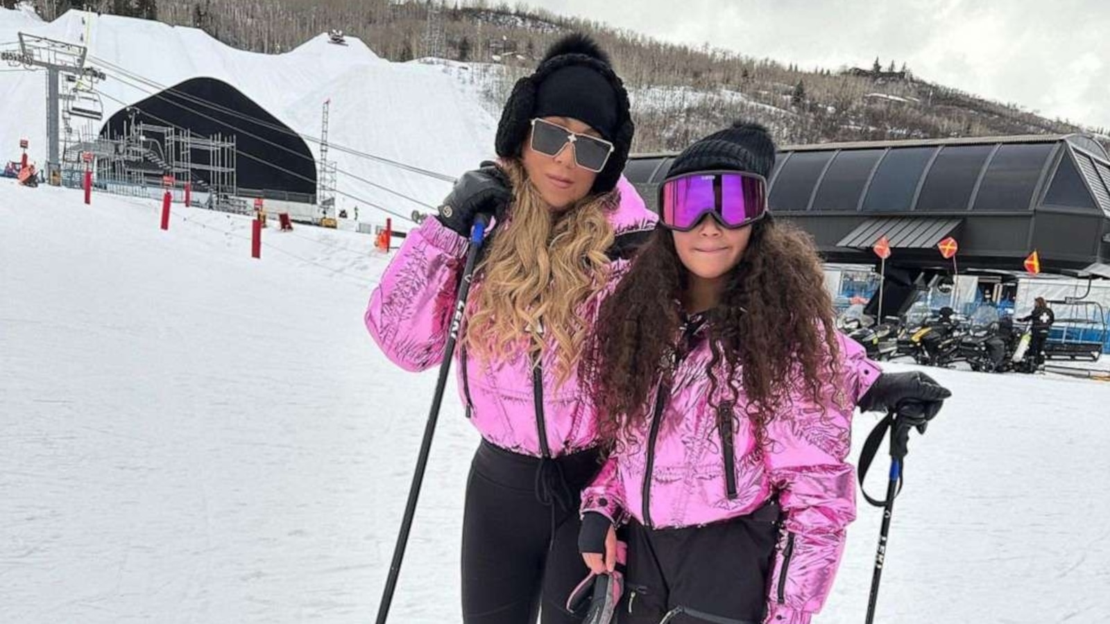 Mariah Carey and daughter Monroe wear matching looks while hitting the ...