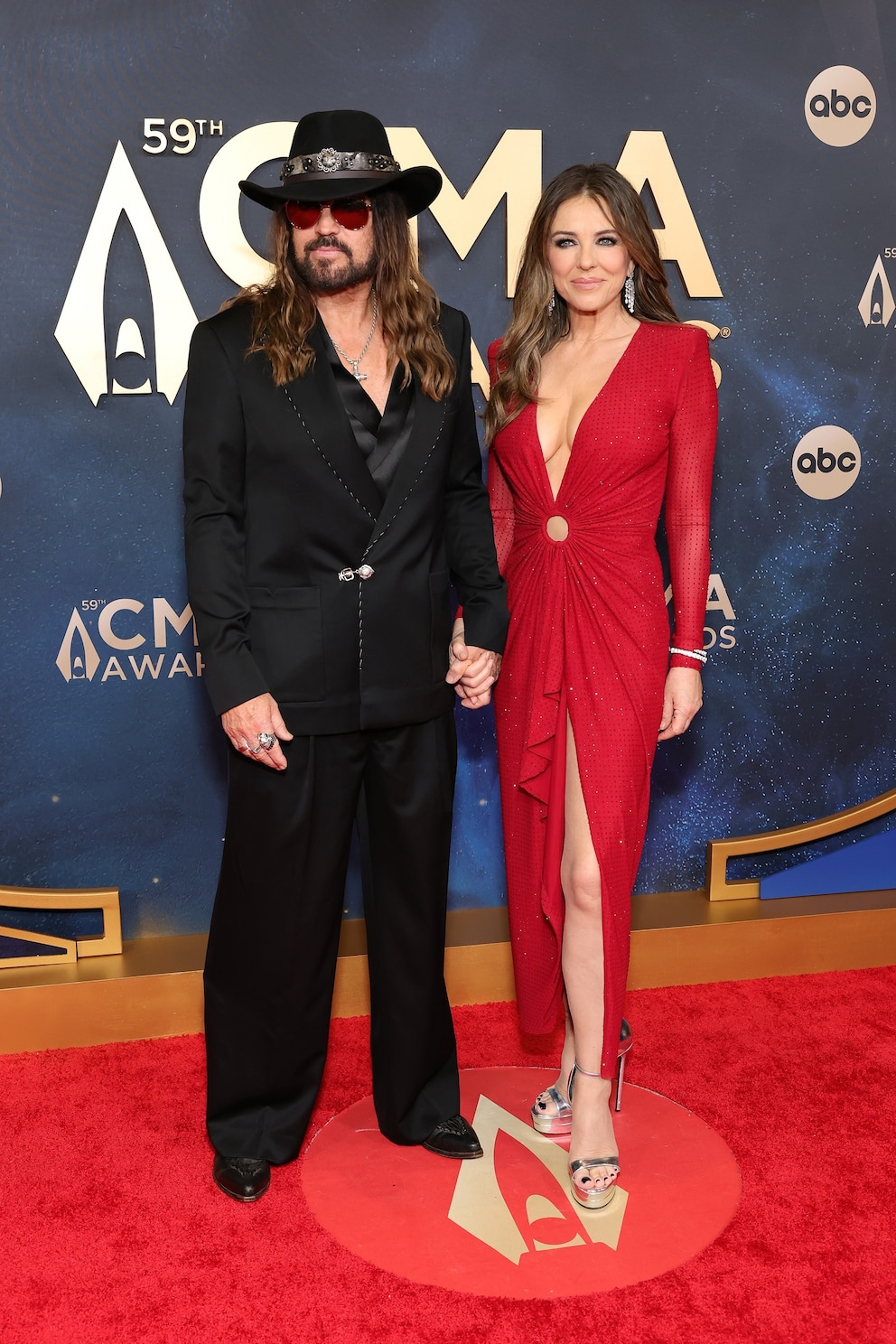 Billy Ray Cyrus and Elizabeth Hurley and more couples hit red carpet at ...