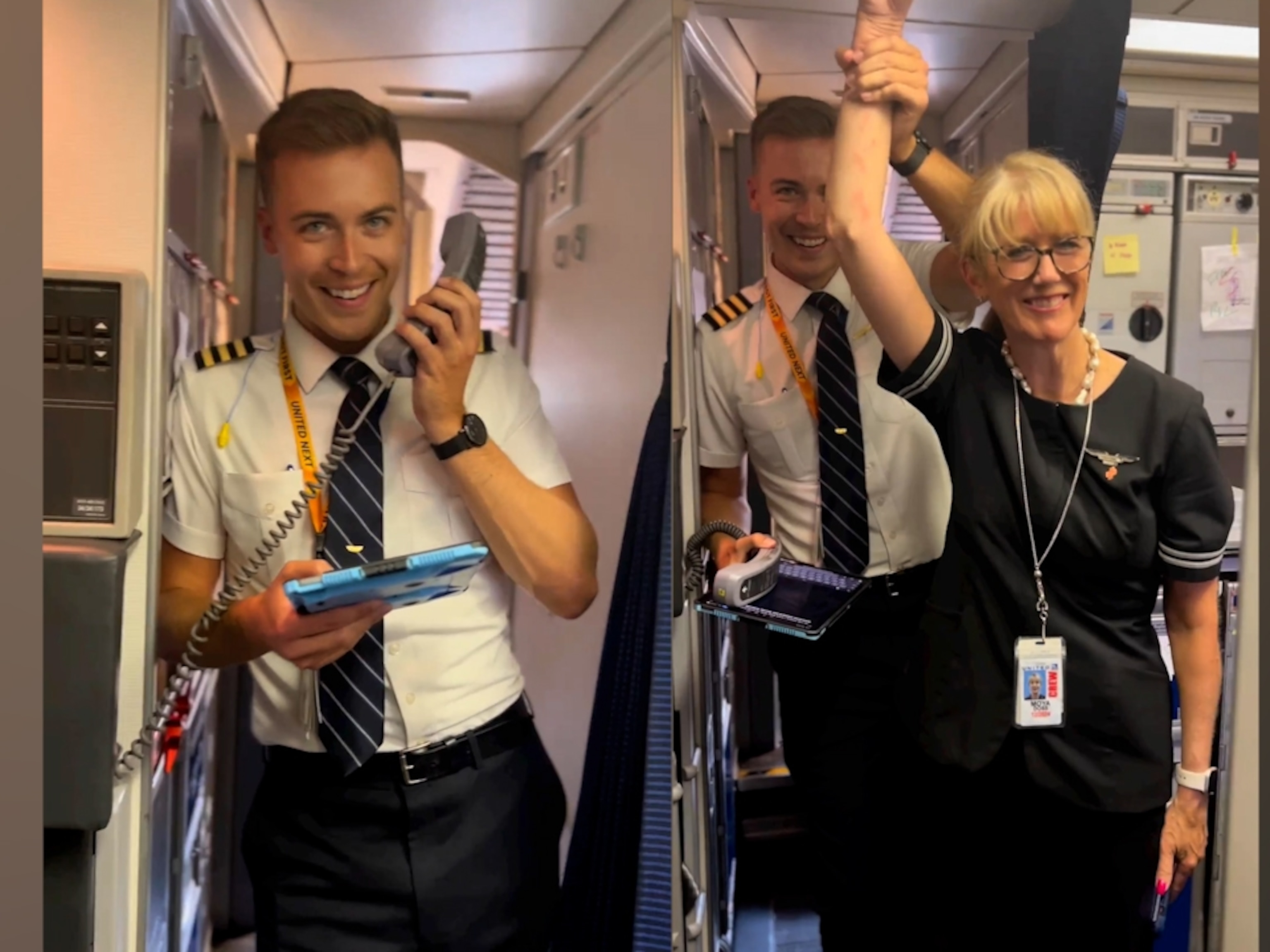 United Airlines Flight Attendant