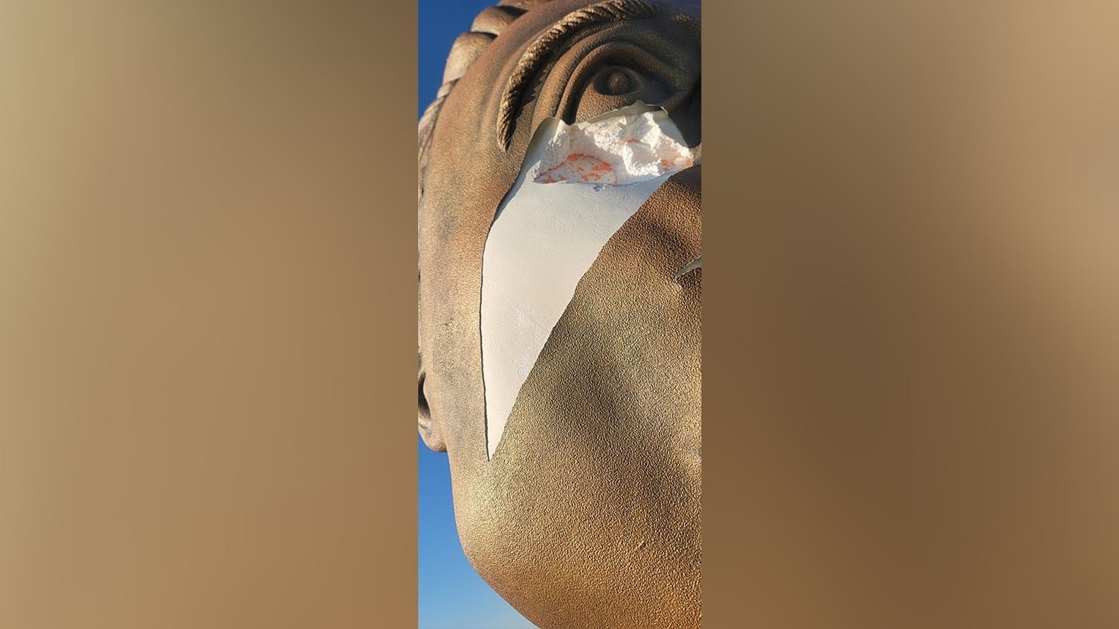 12-foot-tall bust of Elon Musk vandalized in Texas, landowner says ...