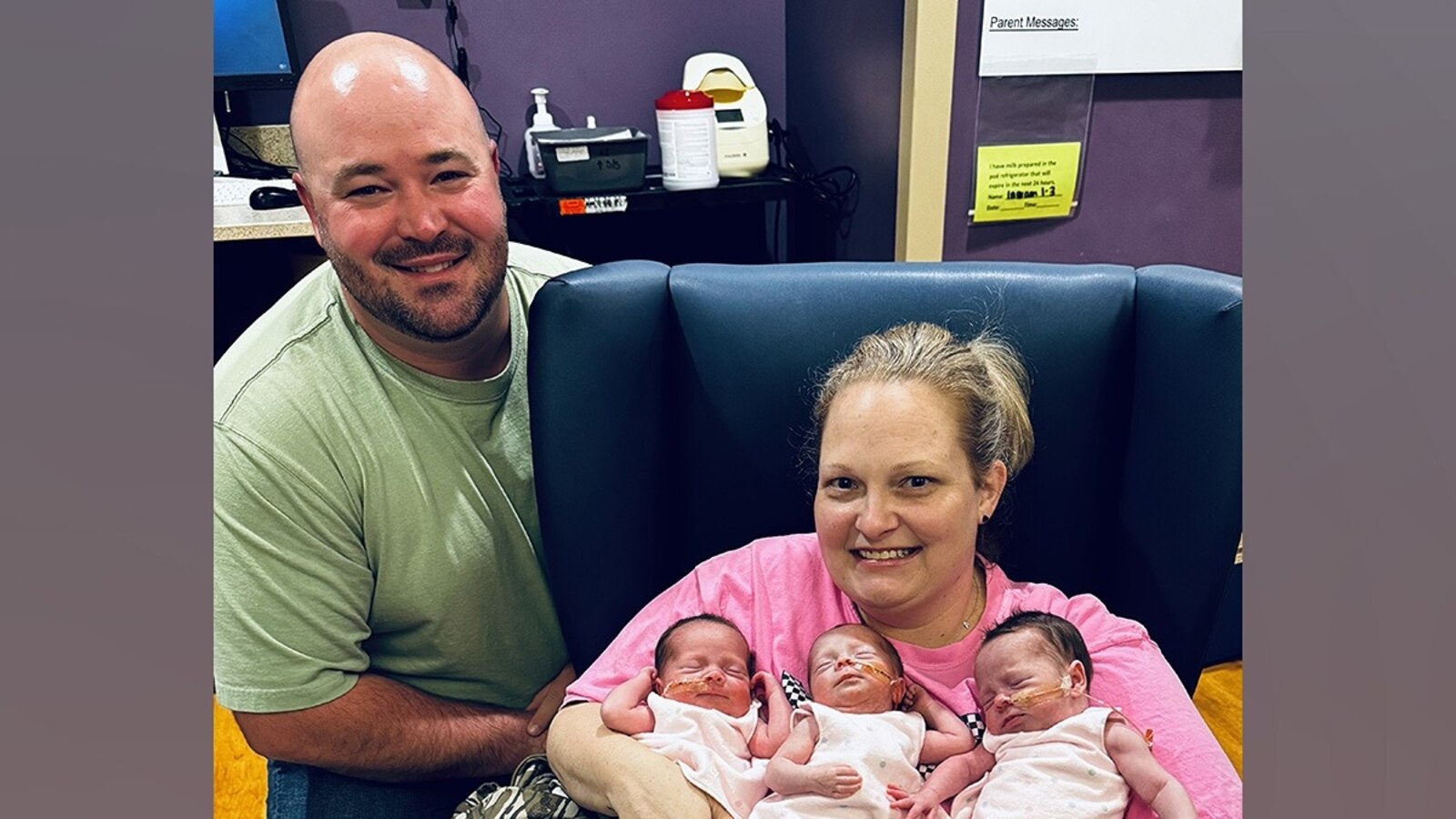 Mom welcomes triplets after 10 years of thinking she couldn't have any ...