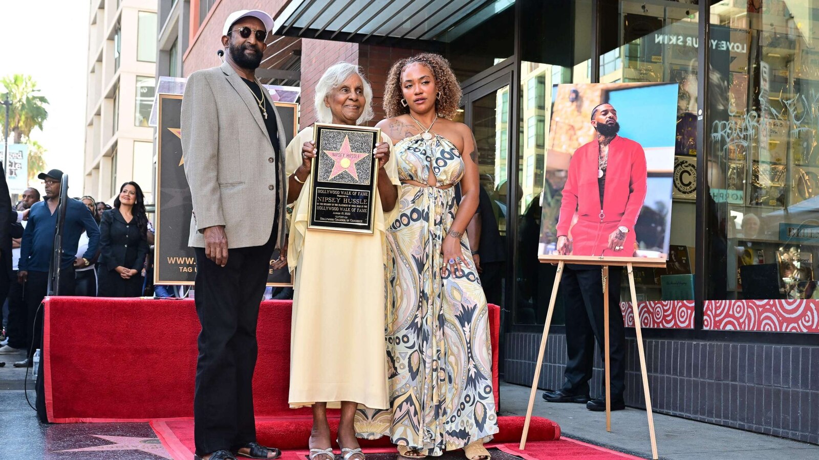 Nipsey Hussle Honored As Hometown Hero With Star On Hollywood Walk Of