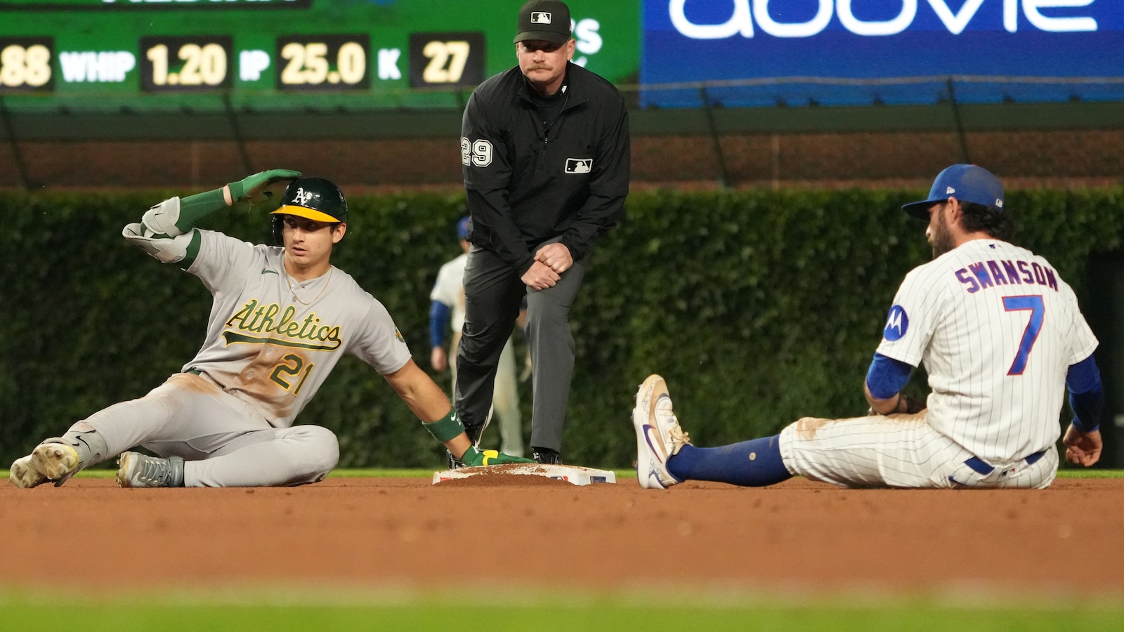 Kurtz drives in winning run in 10th as A's beat Cubs 5-4; Chicago's ...